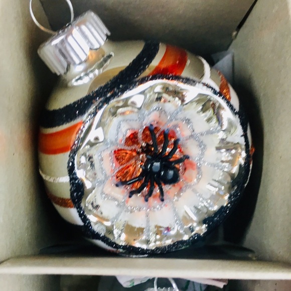 Christopher Radko | Holiday | 9 Halloween Radko Glass Spider Reflector ...